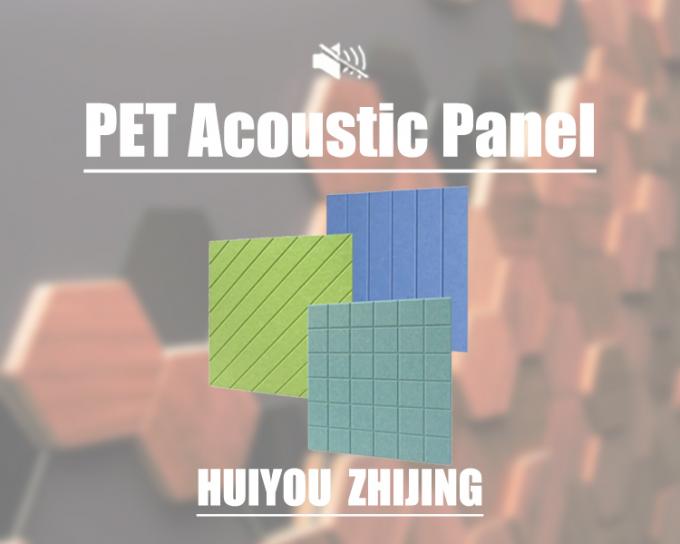 Paneles acústicos PET de 9 mm para absorción de sonido y control de ruido